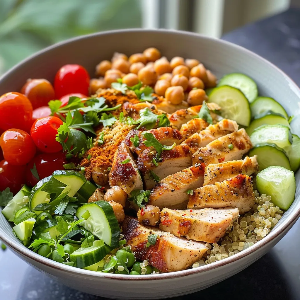 25-Min Chicken & Chickpea Bowl: A Hearty Protein Powerhouse